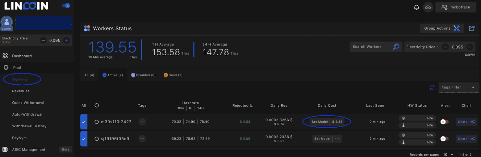 How to Manage Miners on Lincoin Mining Pool - Full guide - Lincoin.com