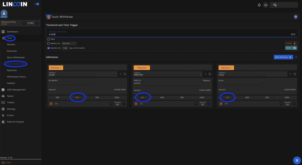 How to Set up Auto Withdrawal in Lincoin Mining Pool - Lincoin.com