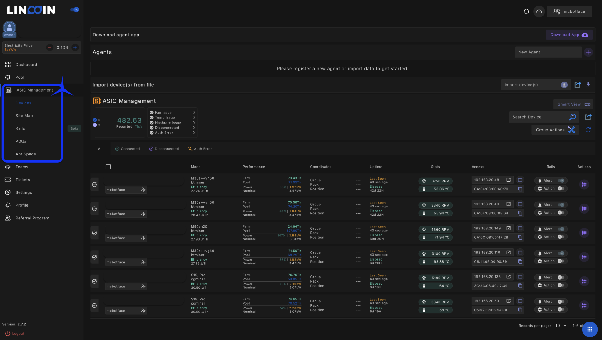 Lincoin ASIC Management Overview - Lincoin.com
