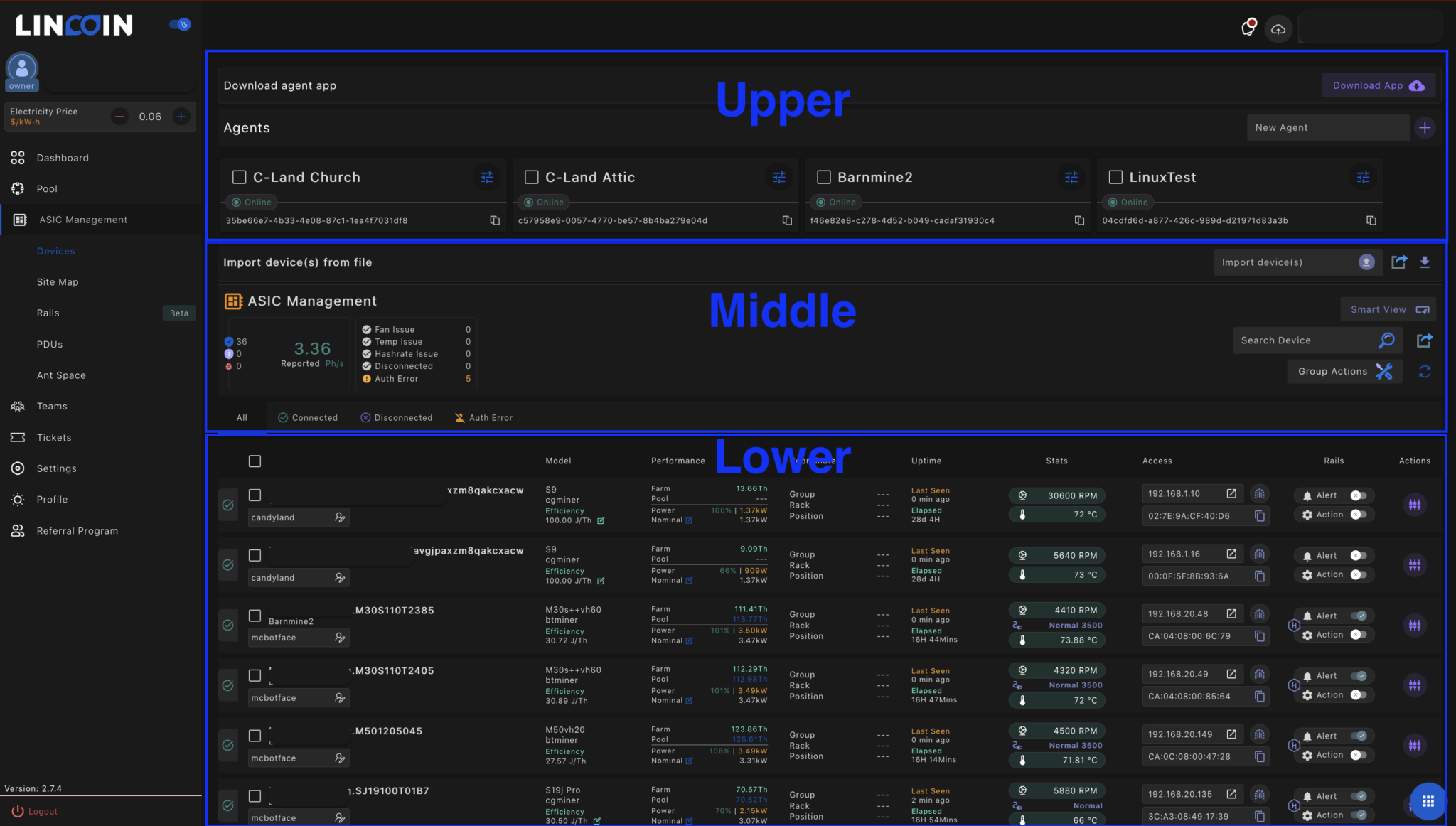 Lincoin ASIC Management Overview - Lincoin.com